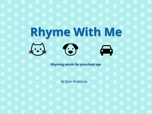Book Creator | Rhyme With Me