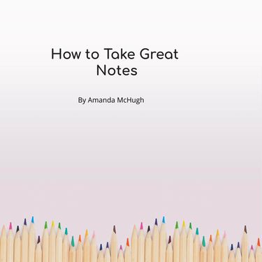 Book Creator | How to Take Great Notes