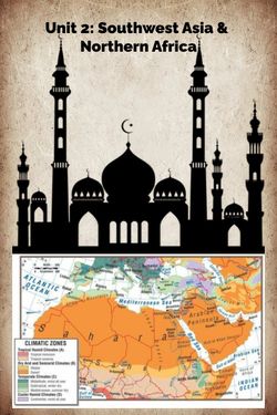Book Creator | Unit 2: Southwest Asia and Northern Africa