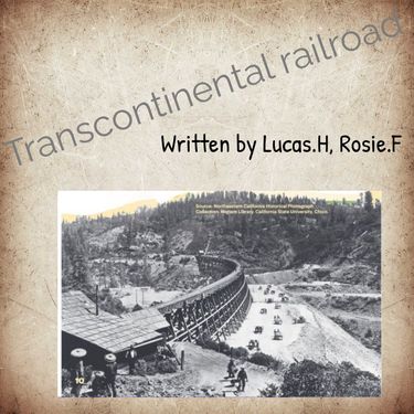 Book Creator | Transcontinental Railroad