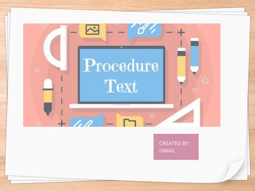 Book Creator | LEARNING A PROCEDURE TEXT