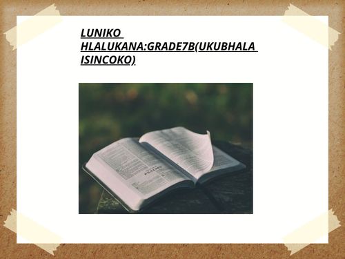 Book Creator | UKUBHALA ISINCOKO