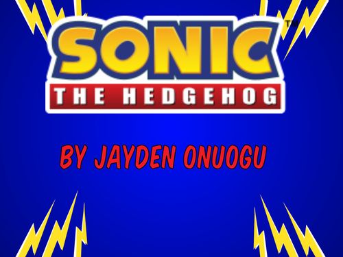 Book Creator | Sonic 1