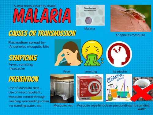 Book Creator | Awareness poster about malaria