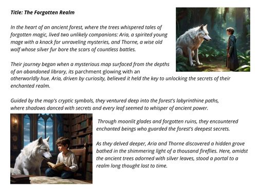 Book Creator | The Forgotten Realm