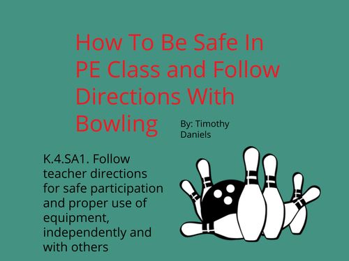 Book Creator | How To Be Safe In PE Class and Follow Directions With ...