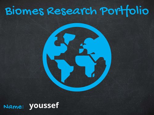 Book Creator | (copy) Grade 1 Biome Research Portfolio Template