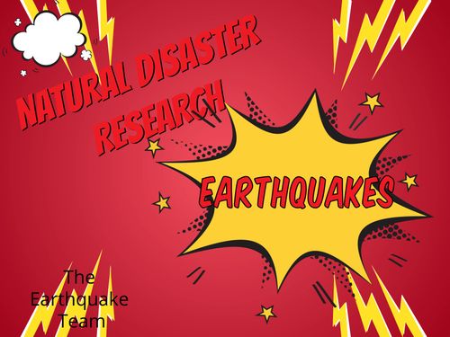 Book Creator | Earthquakes