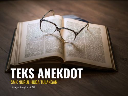 Book Creator | Teks Anekdot