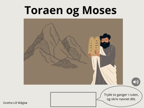 Book Creator | Toraen og Moses