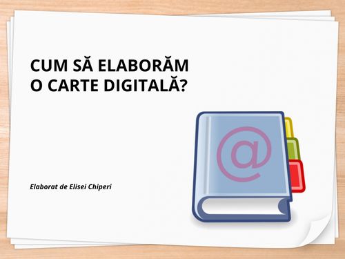 Book Creator | Cum sa elaboram o carte digitala