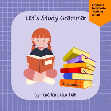 Book Creator | Grammar Lesson: a/ an