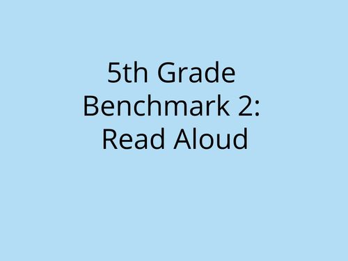 Book Creator | 5th Benchmark 2