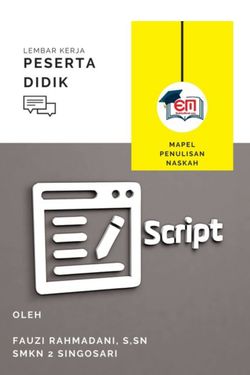 Book Creator | Formulasi Logline