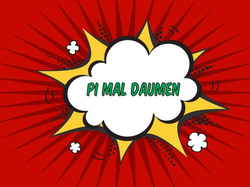 Book Creator | Pi mal Daumen, Daumensprung