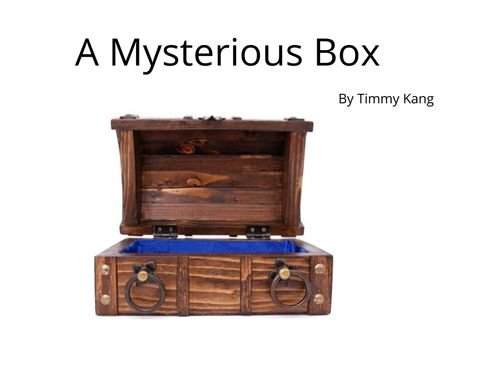 Book Creator | A mysterious box