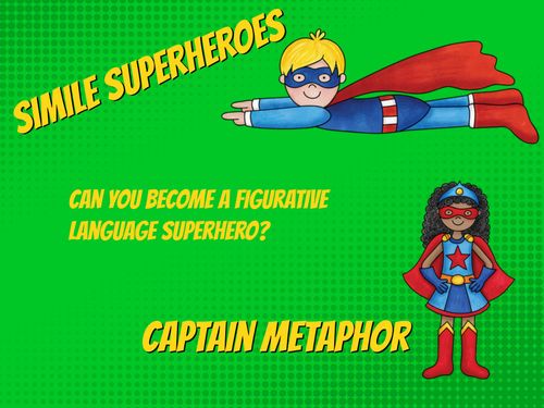 Book Creator | Simile and Metaphor Superheros
