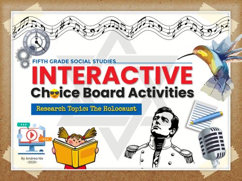 Book Creator | SS INTERACTIVE CHOICE BOARD