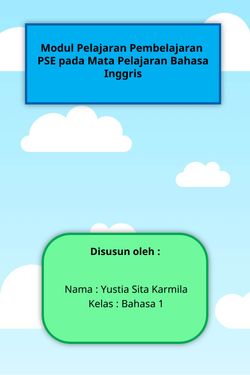 Book Creator | Modul Pembelajaran PSE Mata Pelajaran Bahasa Inggris