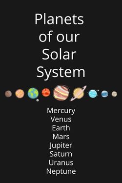 Book Creator | Planets of our Solar System