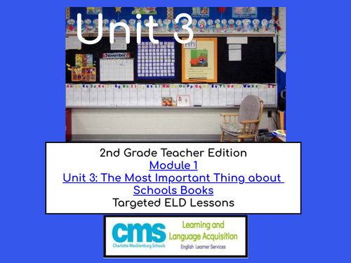 Book Creator | G2 M1 Unit 3 Targeted ELD Lessons