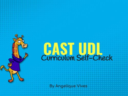 Book Creator | CAST UDL Curriculum Self-Check