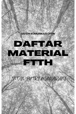 Book Creator | Daftar Material FTTH