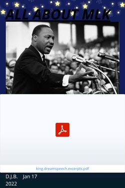 Book Creator | ALL ABOUT MLK