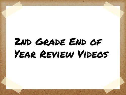 Book Creator | 2nd Grade End of Year Math Review Videos