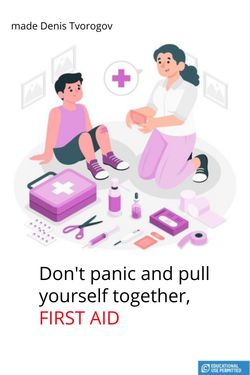 Book Creator | Don`t panic and pull yourself together ,,FIRST AID,,