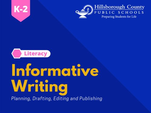 Book Creator | Informative Writing K-2: Writing with Drafts