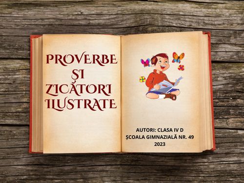 Book Creator | Proverbe și zicători ilustrate