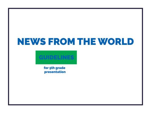 Book Creator | Guidelines for 5th graders