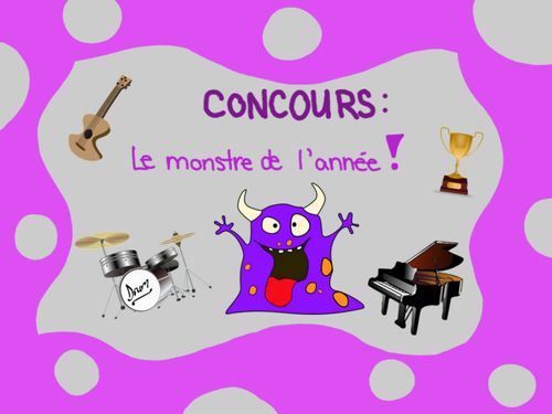 Book Creator | CONCOURS: Le monstre de l'année!