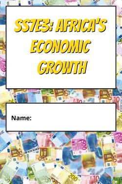 Book Creator | SS7E3 AFRICA'S ECONOMIC GROWTH