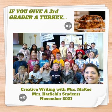 Book Creator | If You Give a 3rd Grader a Turkey...