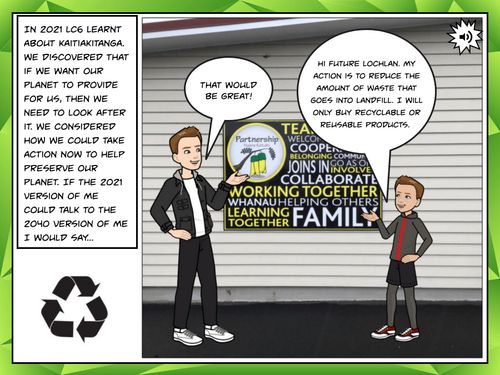 Book Creator | Kaitiakitanga - Future Me