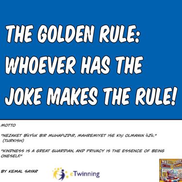 Book Creator | The golden rule: Whoever has the joke makes the rule!