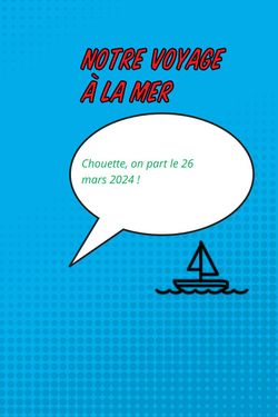 Book Creator | Notre voyage à la mer