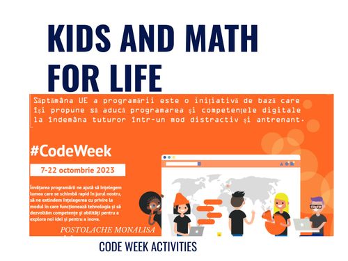 Book Creator | CodeWeek - Kids and math for life Project