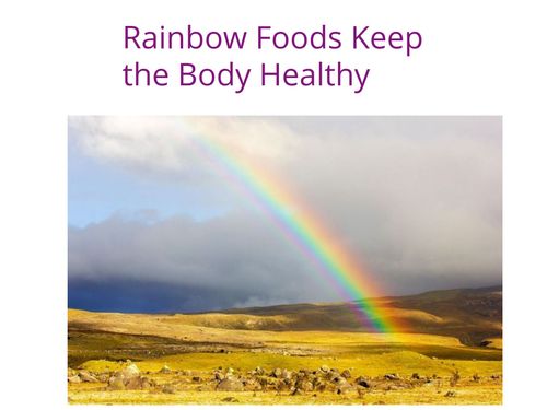 Book Creator | Rainbow Foods Keep The Body Healthy