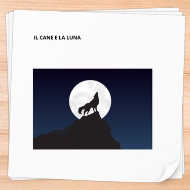 Book Creator | IL CANE E LA LUNA