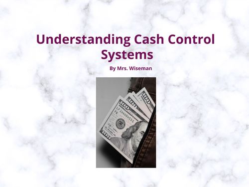 Book Creator | Understanding Cash Control Systems