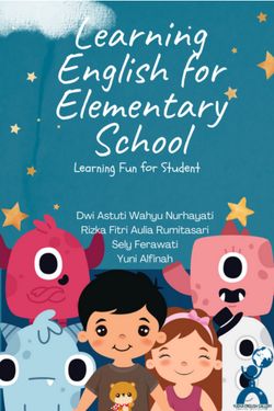 Book Creator | LEARNING ENGLISH for ELEMENTARY SCHOOL