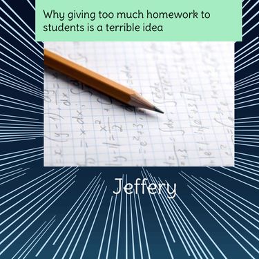 Book Creator | Why giving too much homework is a terrible idea!