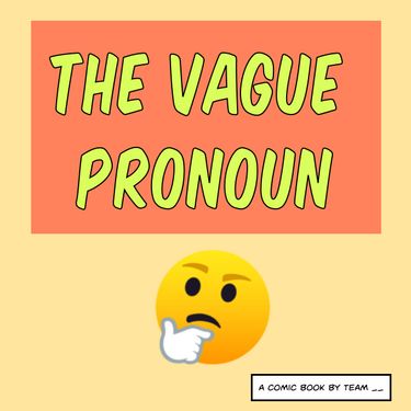 Book Creator | The Vague Pronoun_example comic