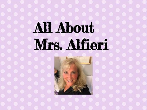 Book Creator | All About Mrs. Alfieri