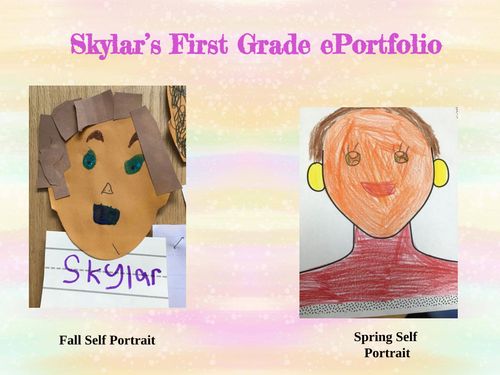 Book Creator | (copy) (copy) (copy) First grade portfolio template