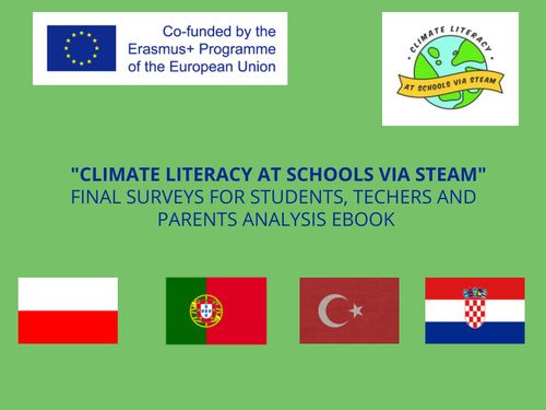 Book Creator | "CLIMATE LITERACY AT SCHOOLS VIA STEAM" FINAL SURVEYS FOR STUDENTS, TECHERS AND ...