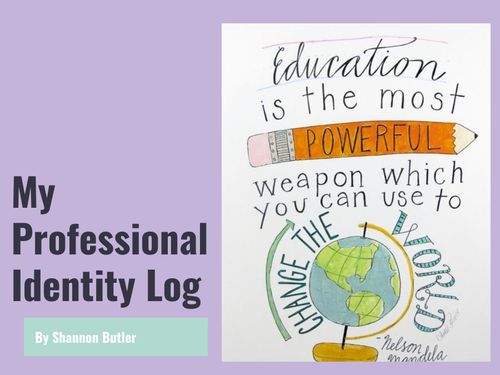 Book Creator | Professional Identity Log